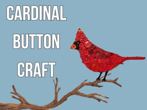 Cardinal Button Art | LaRue County Public Library